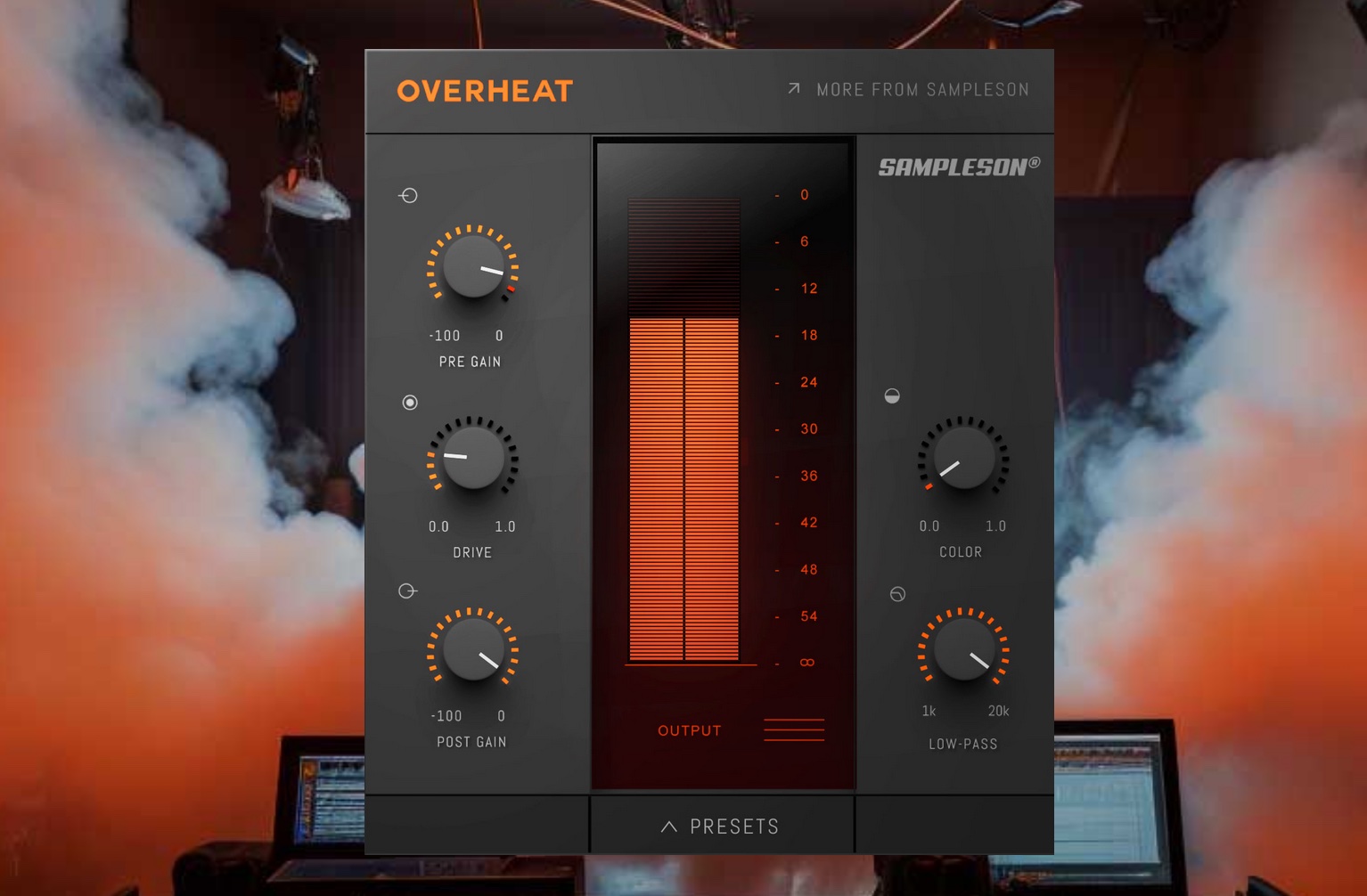 Sampleson OverHeat, saturación gratuita en plugin | Hispasonic